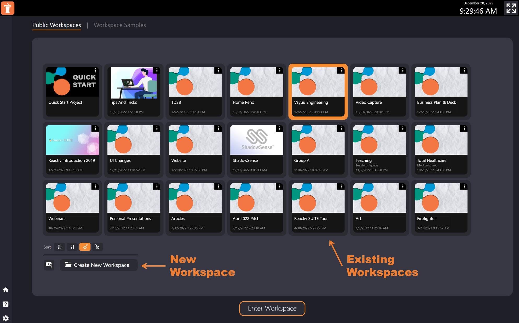 Reactiv STAGE Lobby - Reactiv SUITE