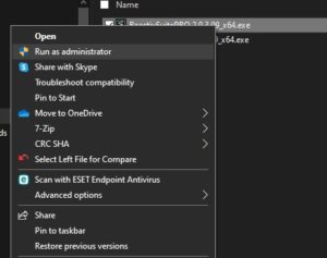 Unable to Install - Admin Privileges - Reactiv SUITE