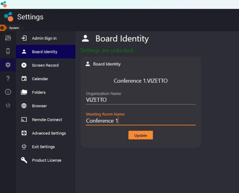 Board Identity (IWB Version) - Vizetto