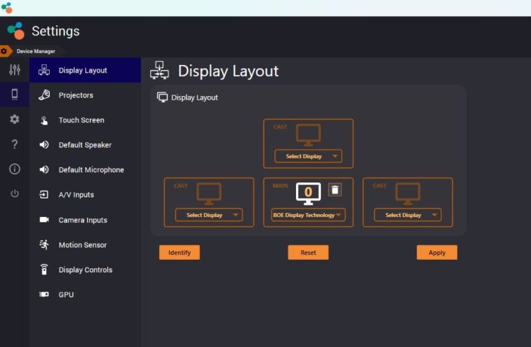 Display Layout (IWB Version) - Vizetto